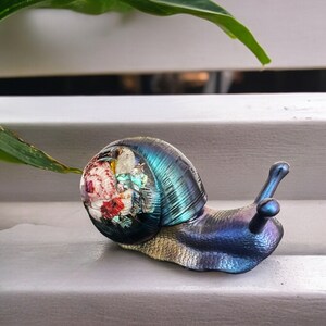 Resin Snail With a Seashell Body | Great Gift | Birthday | Housewarming ...