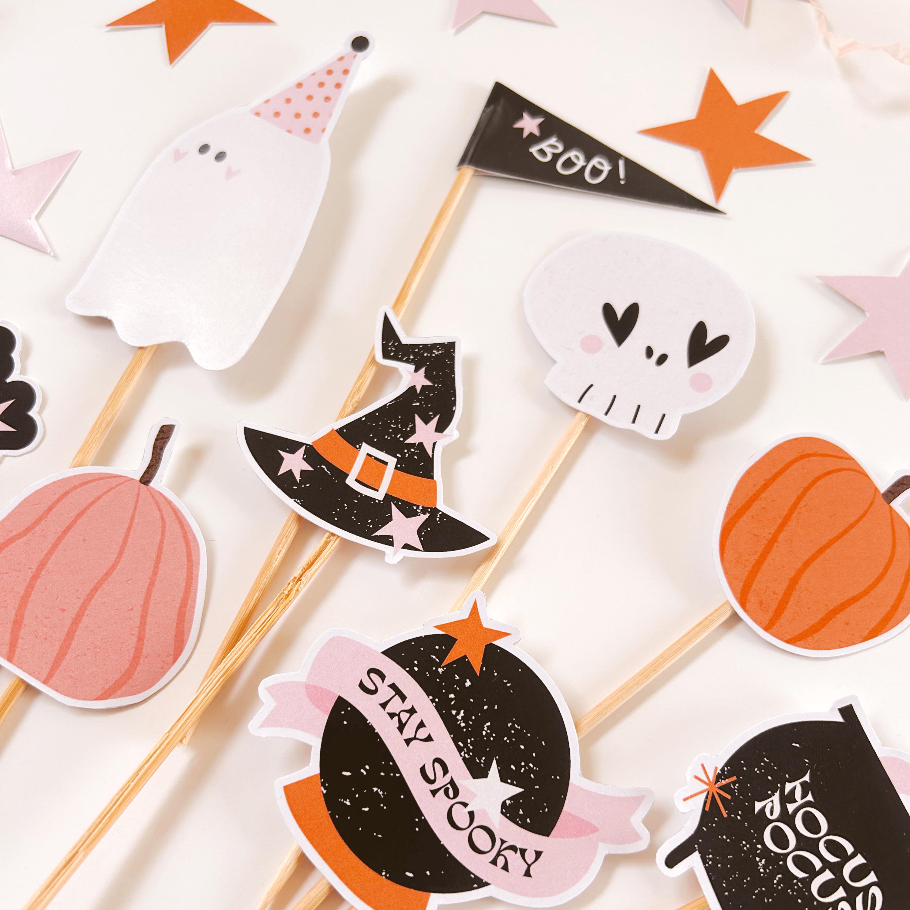 Printable Halloween Topper, Halloween Cake Topper, Halloween Party ...