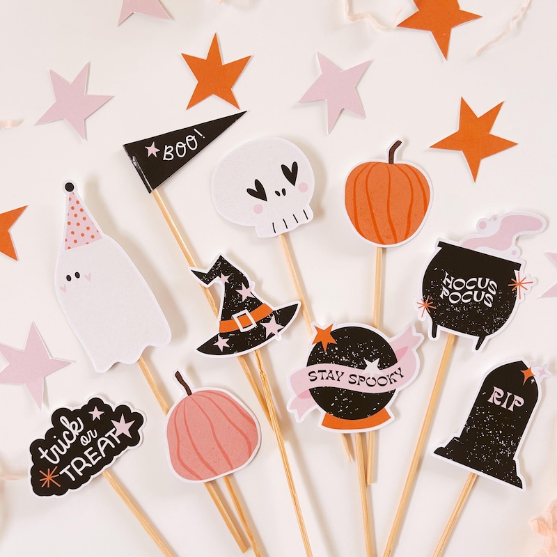 Halloween Cake Topper - Etsy