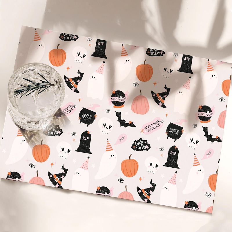 Halloween Placemat - Etsy