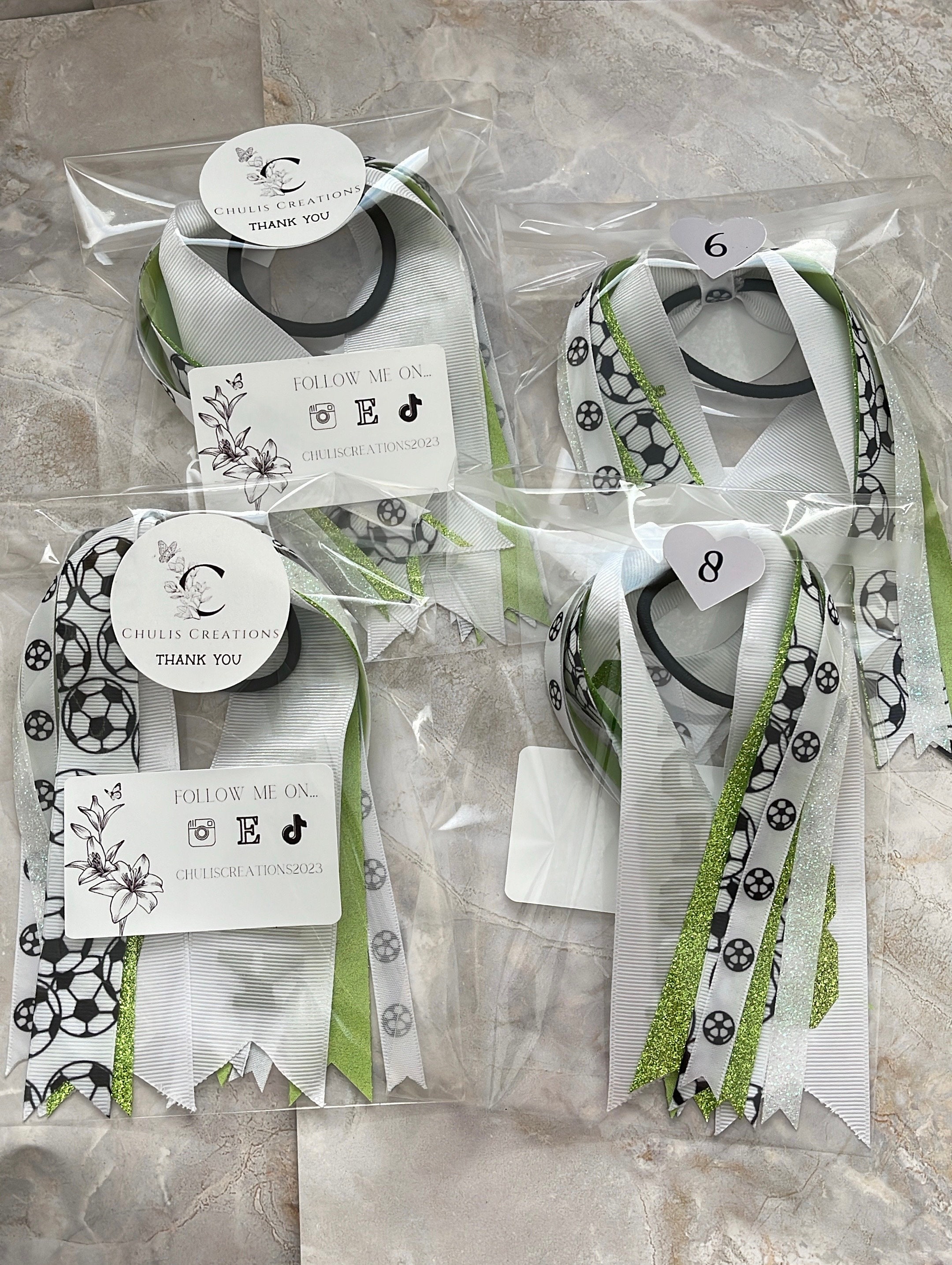 Team Streamers, Volleyball Bow, Sports Bows, Volleyball Team Hair Ties ...