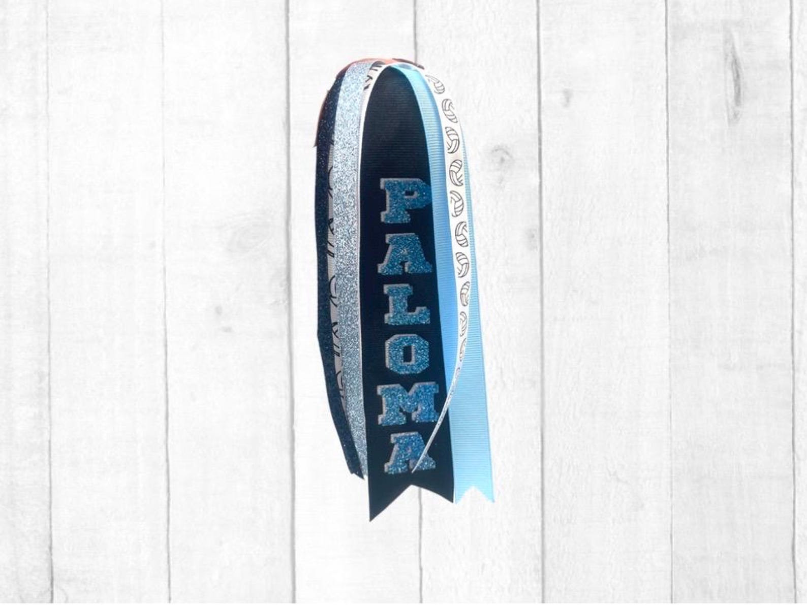 Team Streamers, Volleyball Bow, Sports Bows, Volleyball Team Hair Ties ...