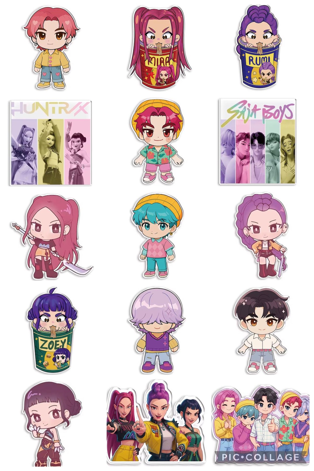 K-pop Demon Hunters Shoe Charms, K-pop Charms for Shoes, Shoe Charms ...
