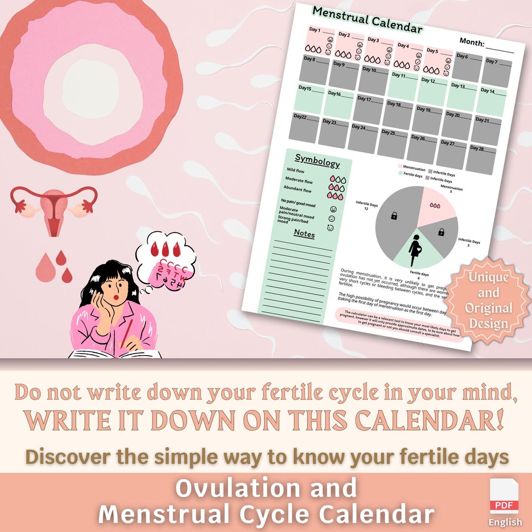 Period Tracker, Pregnancy Planner, Perpetual Calendar for Save the ...
