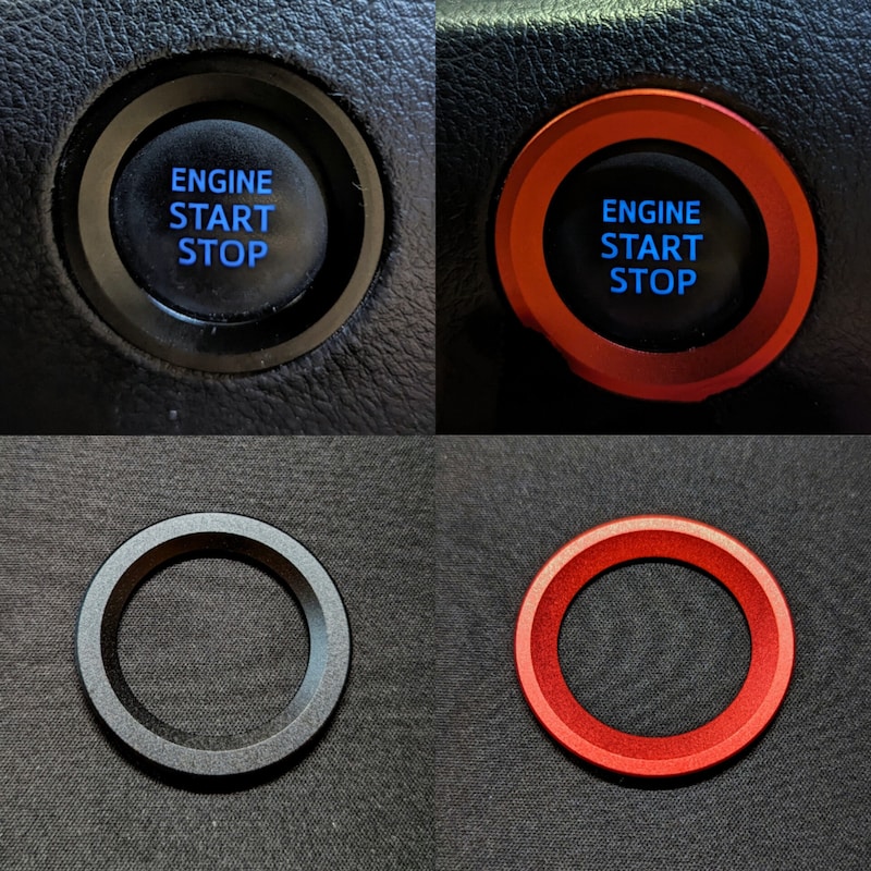 Push to Start Button Ring - Etsy