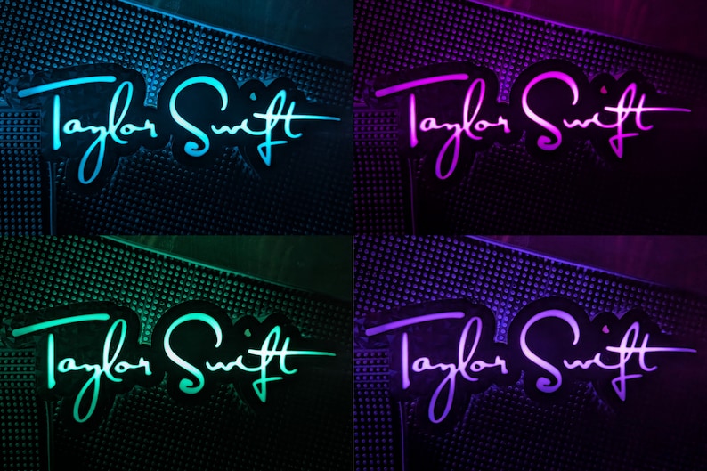 Taylor Swift Sign Autograph Signature Wall Art Neon LED Compatible Gift ...