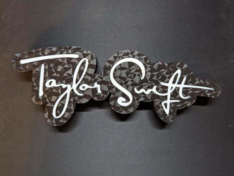 Taylor Swift Sign Autograph Signature Wall Art Neon LED Compatible Gift ...