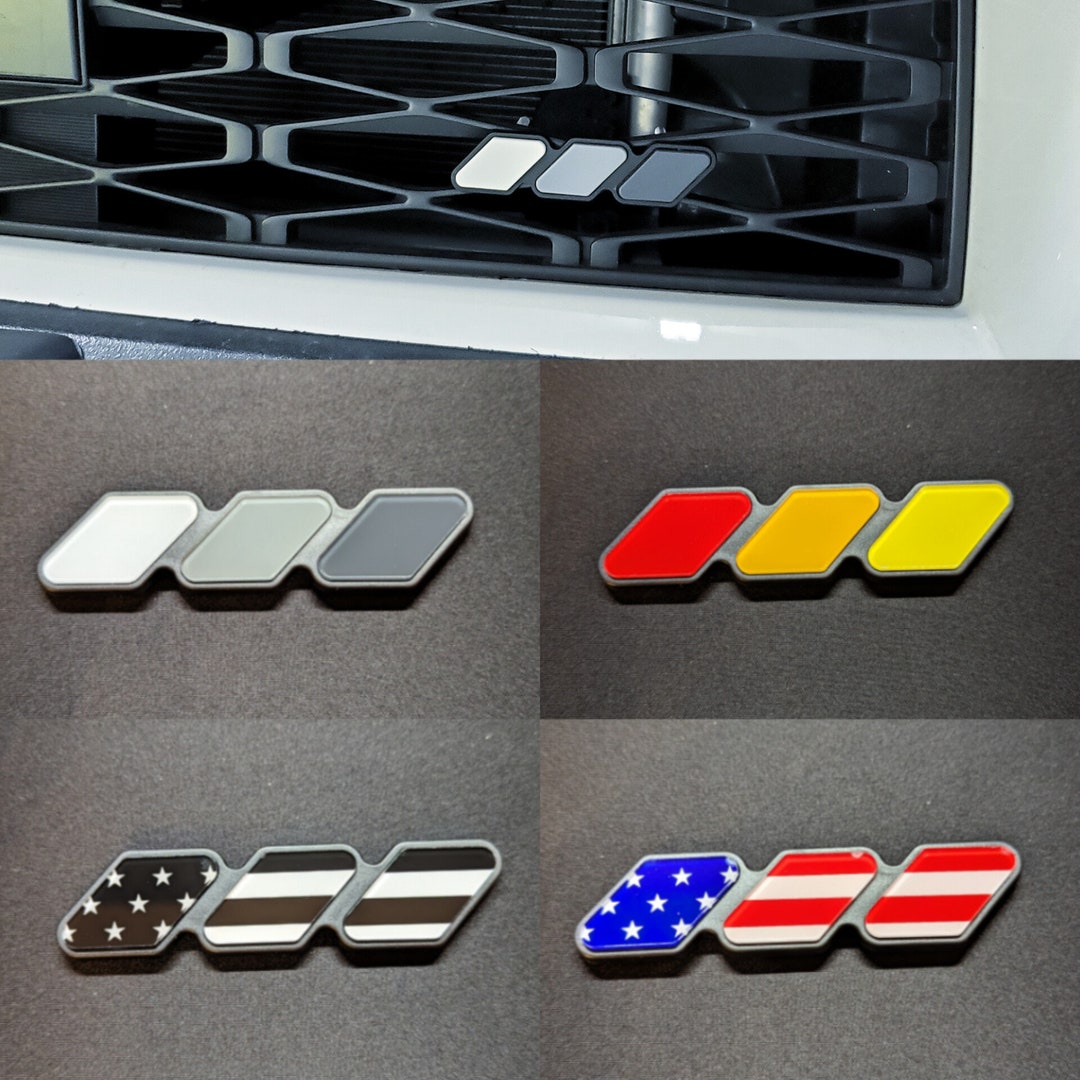 Tri-color 5th Gen Toyota 4runner Badge for TRD Pro and Standard Grill ...