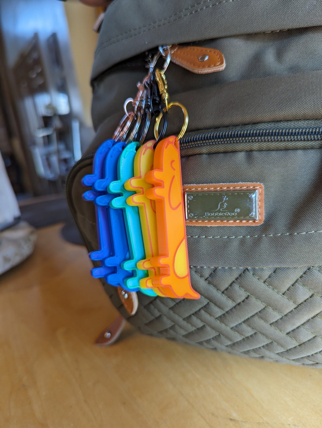 Long Dog Key Chain Bluey Inspired Collectable Backpack Purse Toy ...