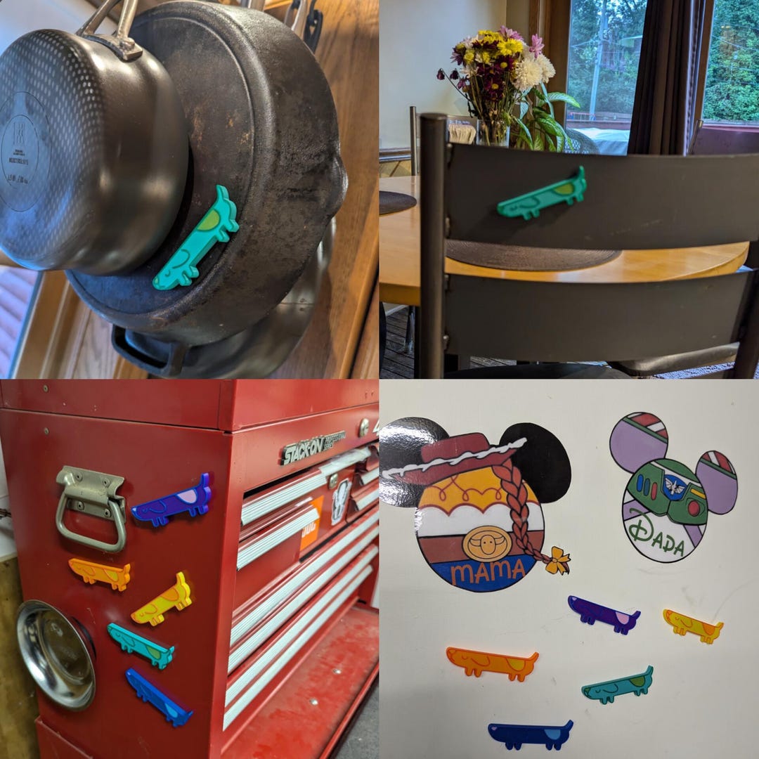 Magnetic Mini Long Dog Hide & Seek Bluey Inspired Collectable for ...