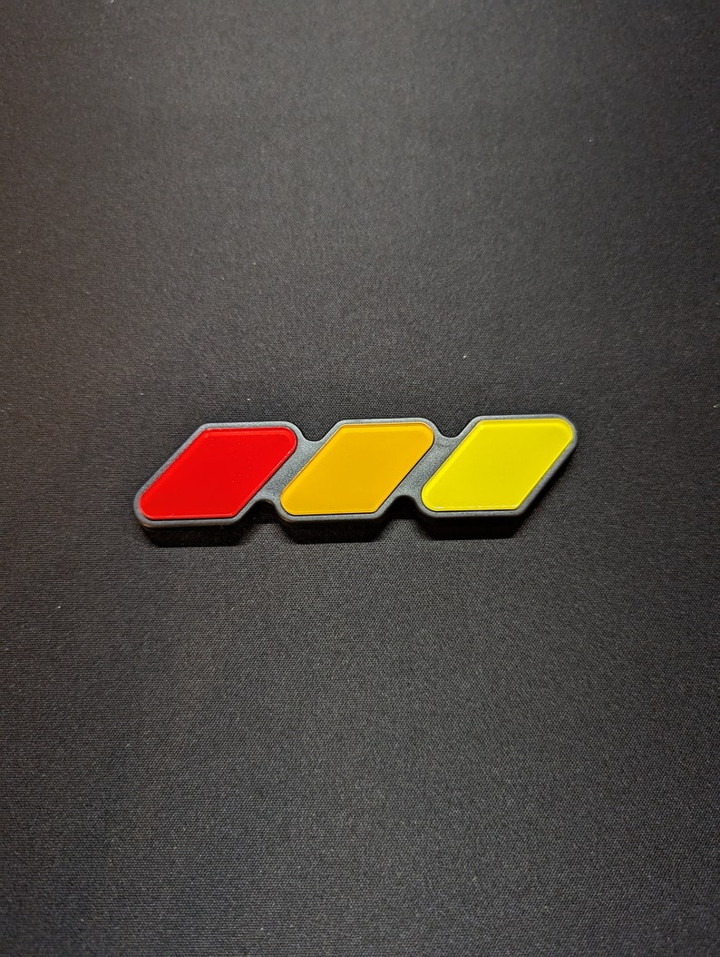 Tri-color 5th Gen Toyota 4runner Badge for TRD Pro and Standard Grill ...