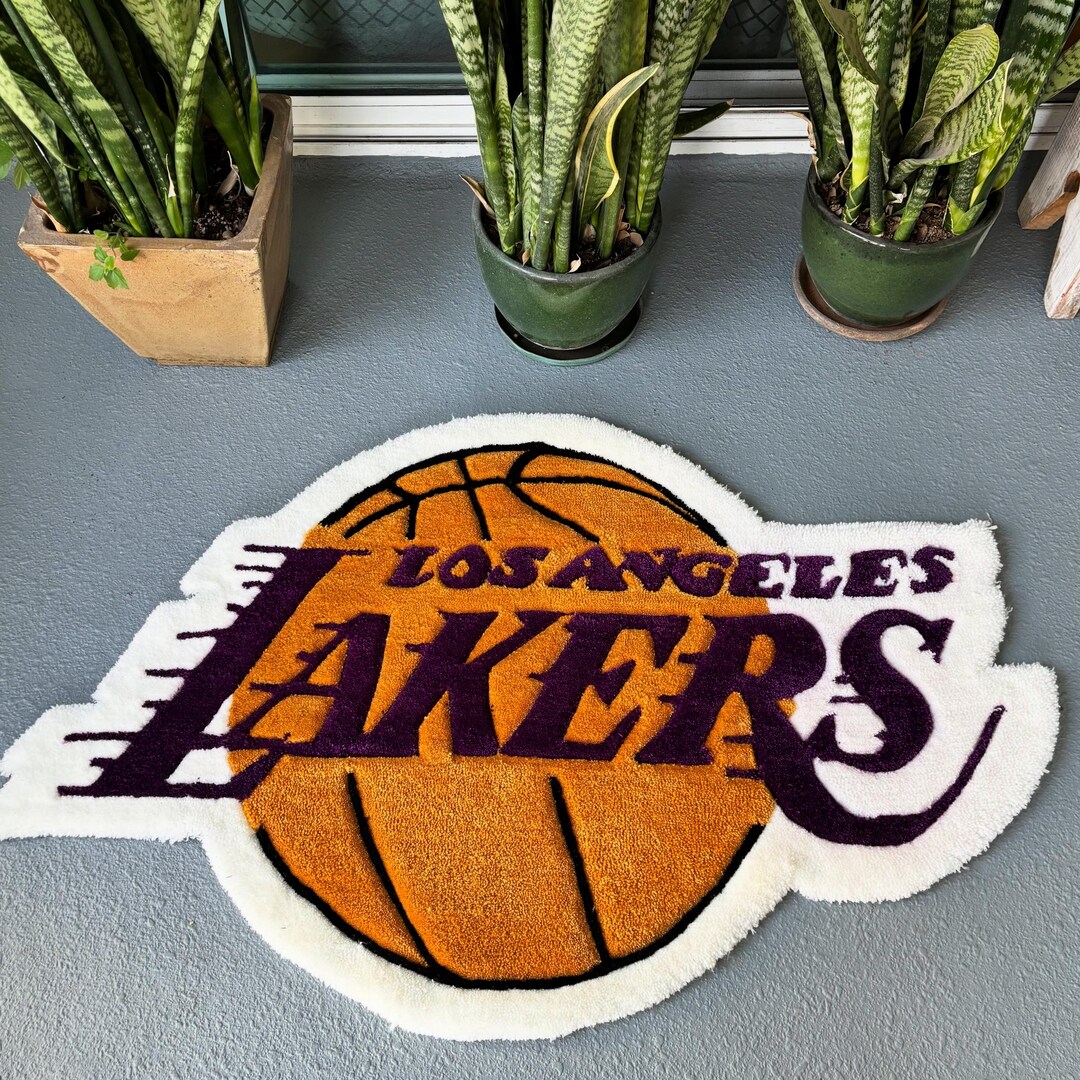 Los Angeles Lakers Hand Tufted Rug - Etsy