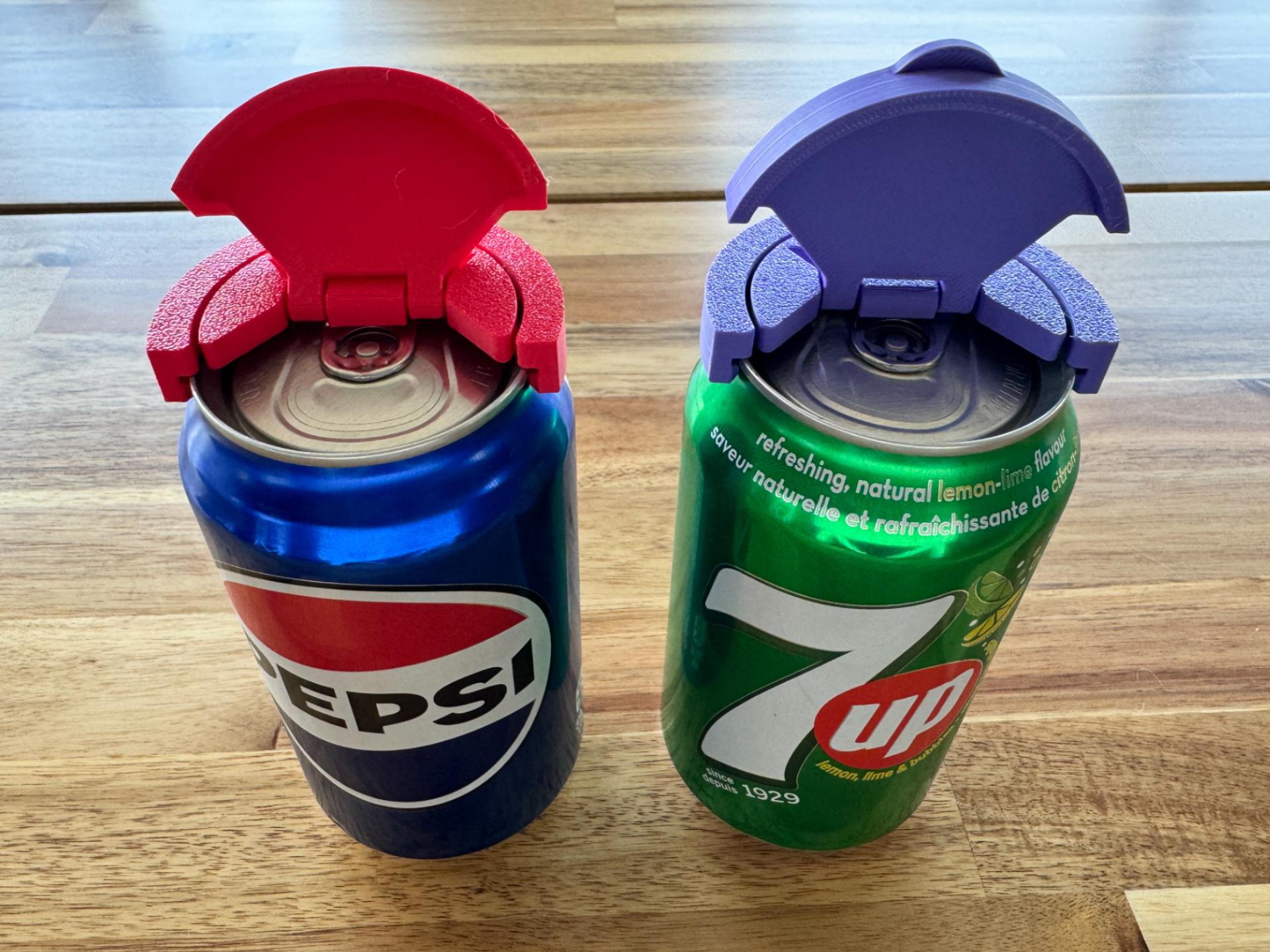 3D Printed Snap-on Can Caps | PLA Drink Covers | Keep Bugs Out | Party ...