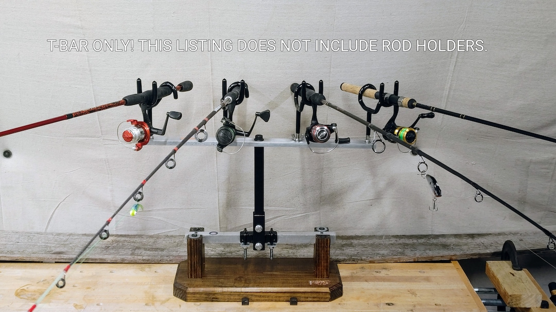 Spider Rig Rod Holder, T-BAR ONLY - Crappie Fishing, Tight Lining ...