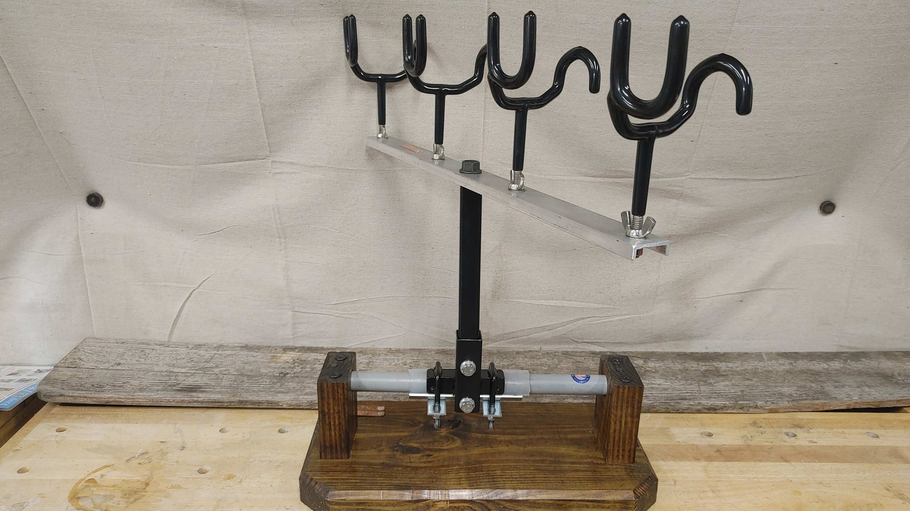 Spider Rig Rod Holder -crappie Fishing, Tight Line, Flat Line, Drift ...