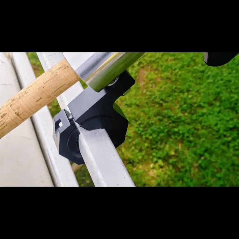 Secure Your Catch: Easy Clamp-on Fishing Rod Holder - Etsy