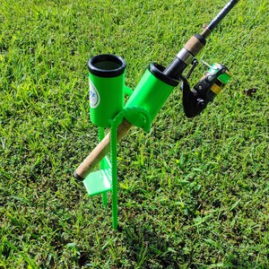 Heavy Duty Bank Fishing Rod Holder - Reel Them In - Etsy