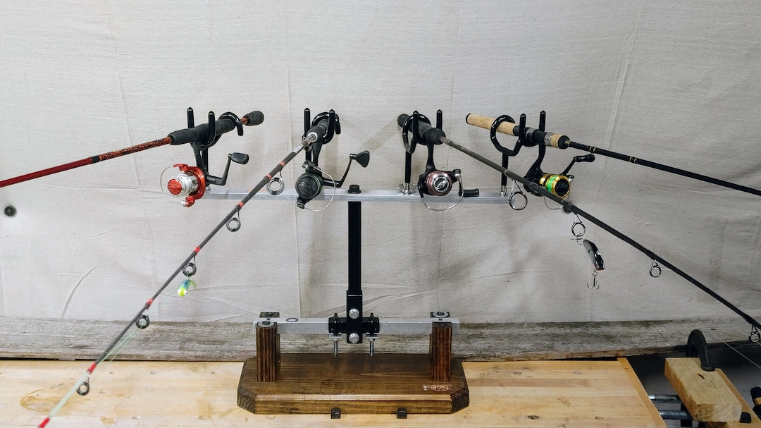 Spider Rig Rod Holder -crappie Fishing, Tight Line, Flat Line, Drift ...