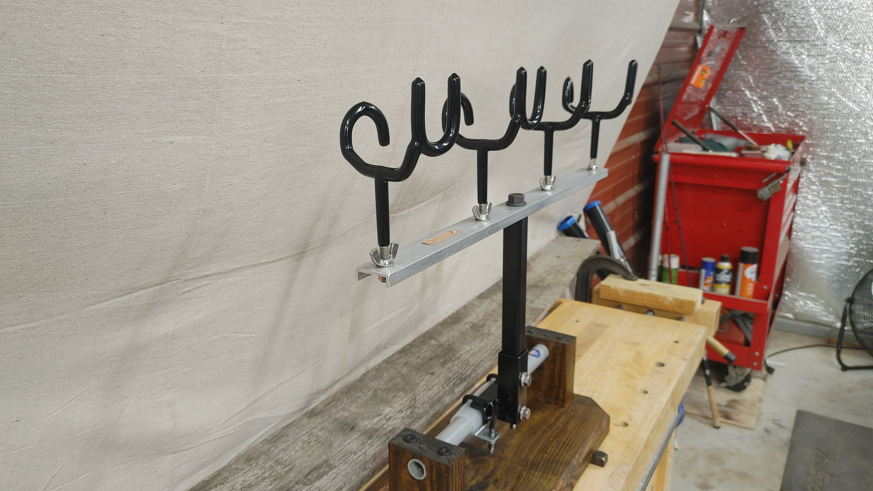 Spider Rig Rod Holder -crappie Fishing, Tight Line, Flat Line, Drift ...