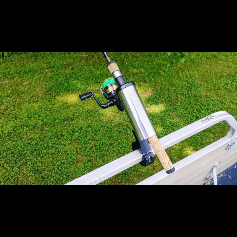 Secure Your Catch: Easy Clamp-on Fishing Rod Holder - Etsy