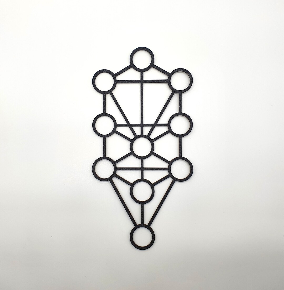 Tree of Life 3D Print PLA 30cm X 15cm 3mm Thick Kabbalah, Etz Chaim ...