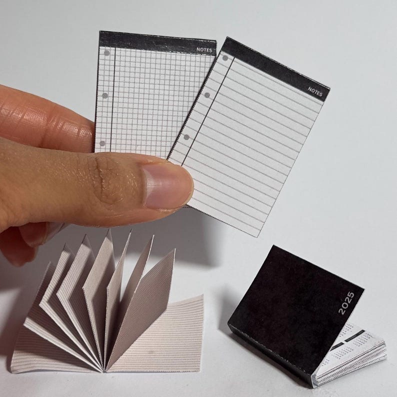 Miniature Printable 1:6 Office Supplies for Dollhouse Tiny Planner ...
