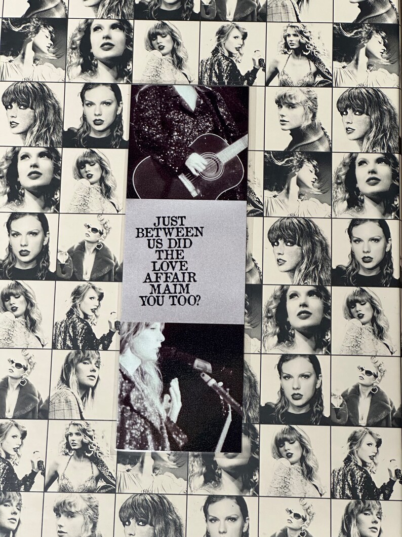 All Too Well Bookmark - Etsy