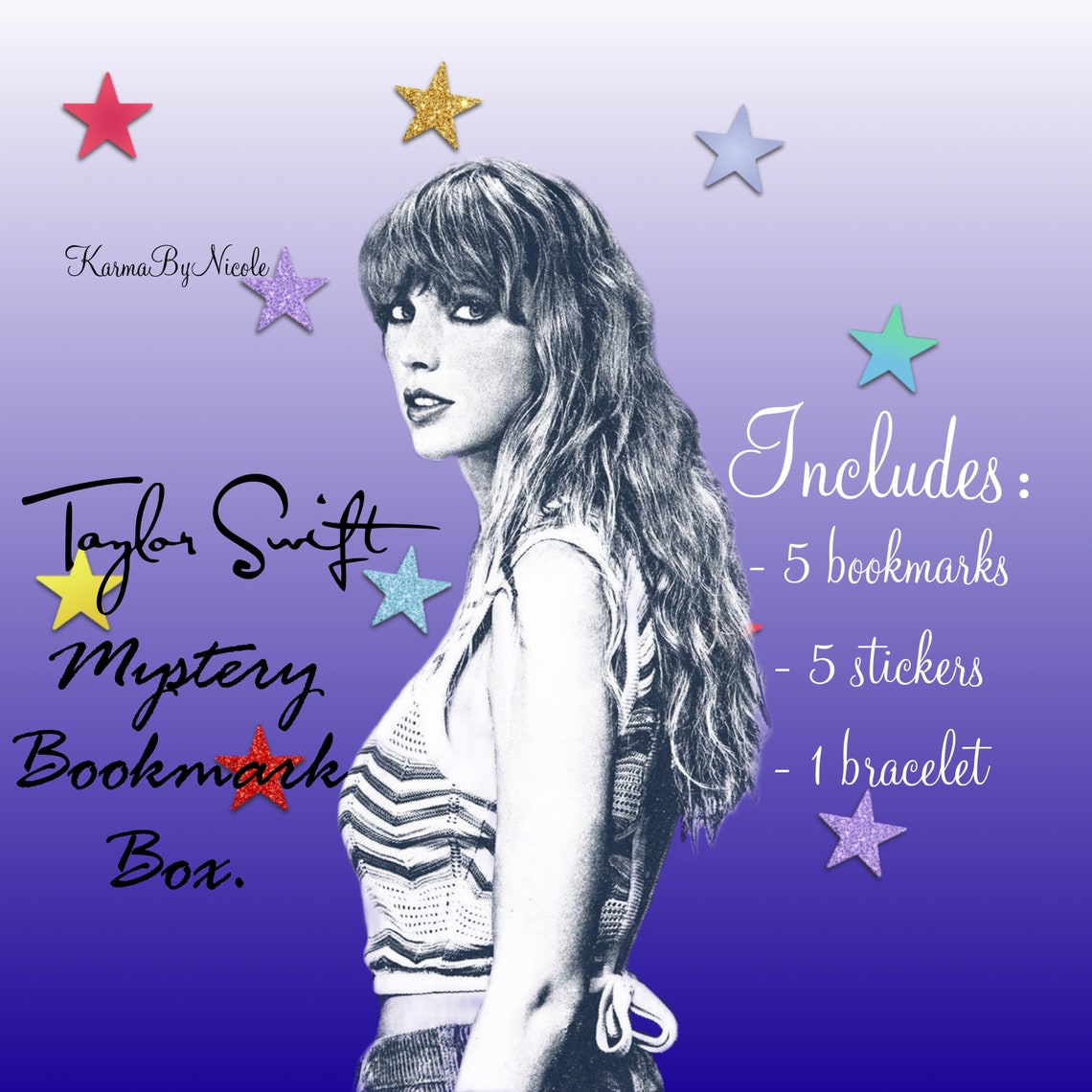 Taylor Swift Mystery Bookmark Box - Etsy