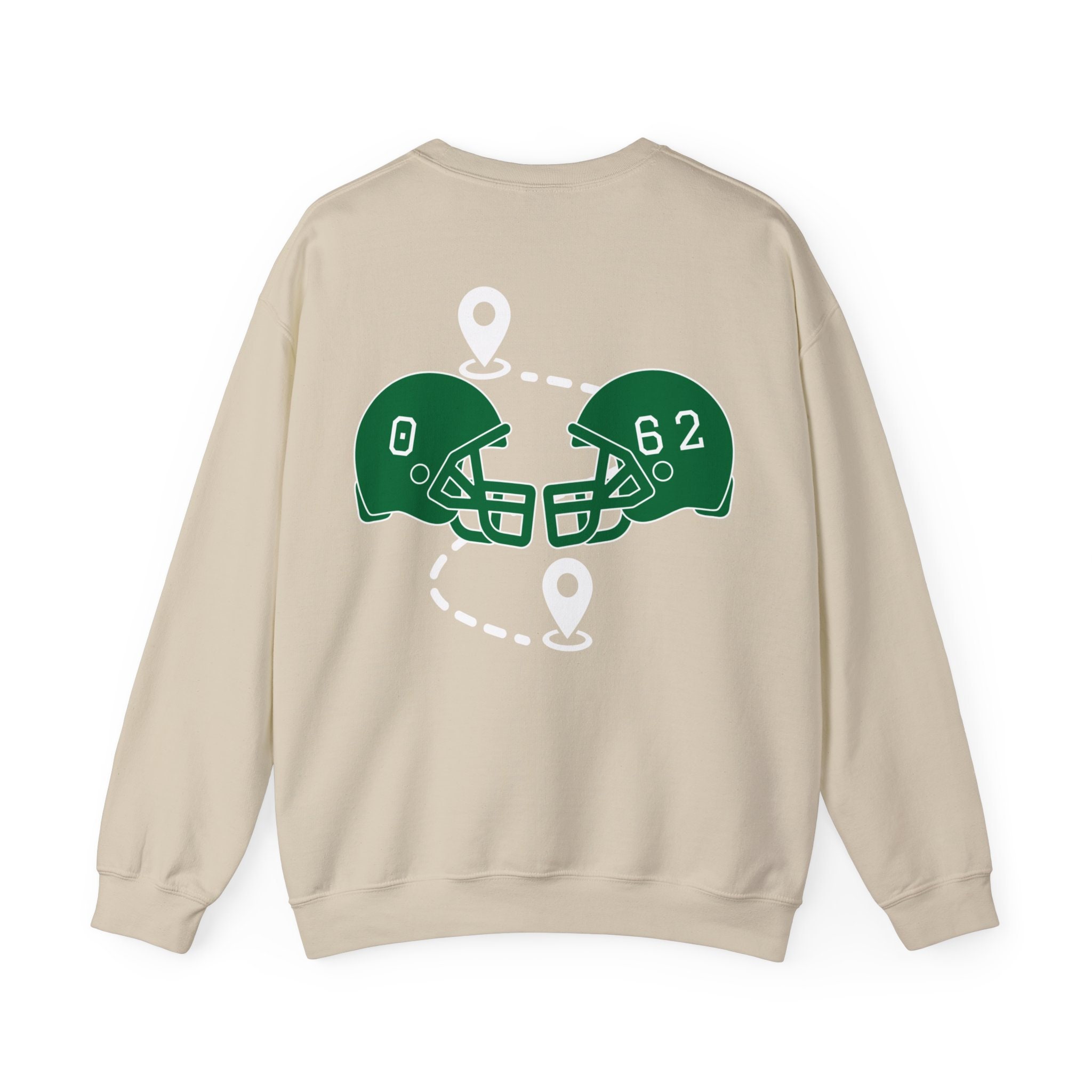 Eagles Swift Kelce on the Map Crewneck Sweatshirt - Etsy