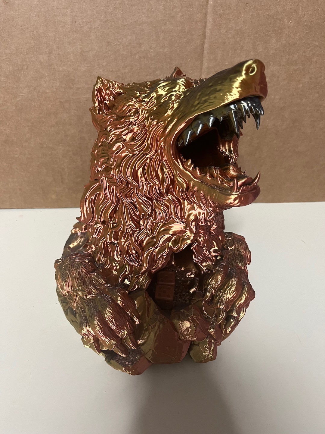 DD Dice Tower Wolf Dungeon and Dragon - Etsy
