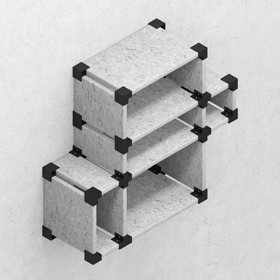 Brackets for Modular Shelf System (files for 3d Print) - Etsy