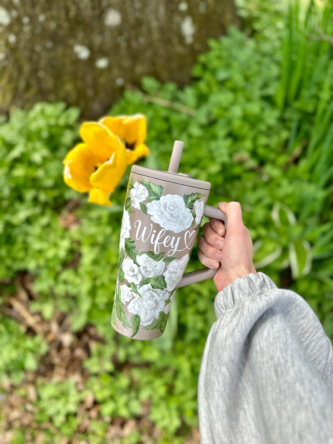 CUSTOM- BRUMATE ERA 30oz Hand Painted Floral Tumbler - Etsy
