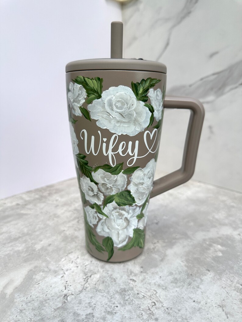CUSTOM- BRUMATE ERA 30oz Hand Painted Floral Tumbler - Etsy