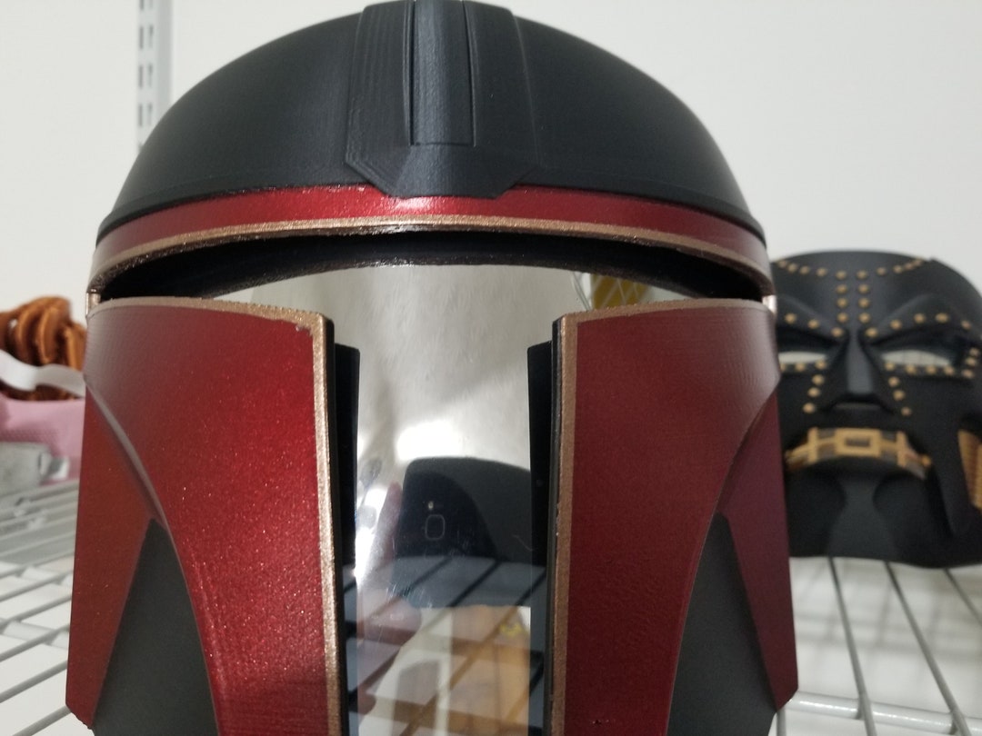 Custom Paint and Trim Mandalorian Helmet Choose From 10 Metallic Visors ...