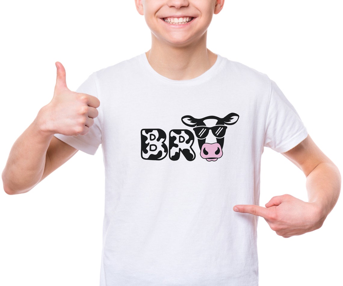 Cow Bro Svg Cow Brother Svg Bro Svg Cow Svg Big Brother - Etsy