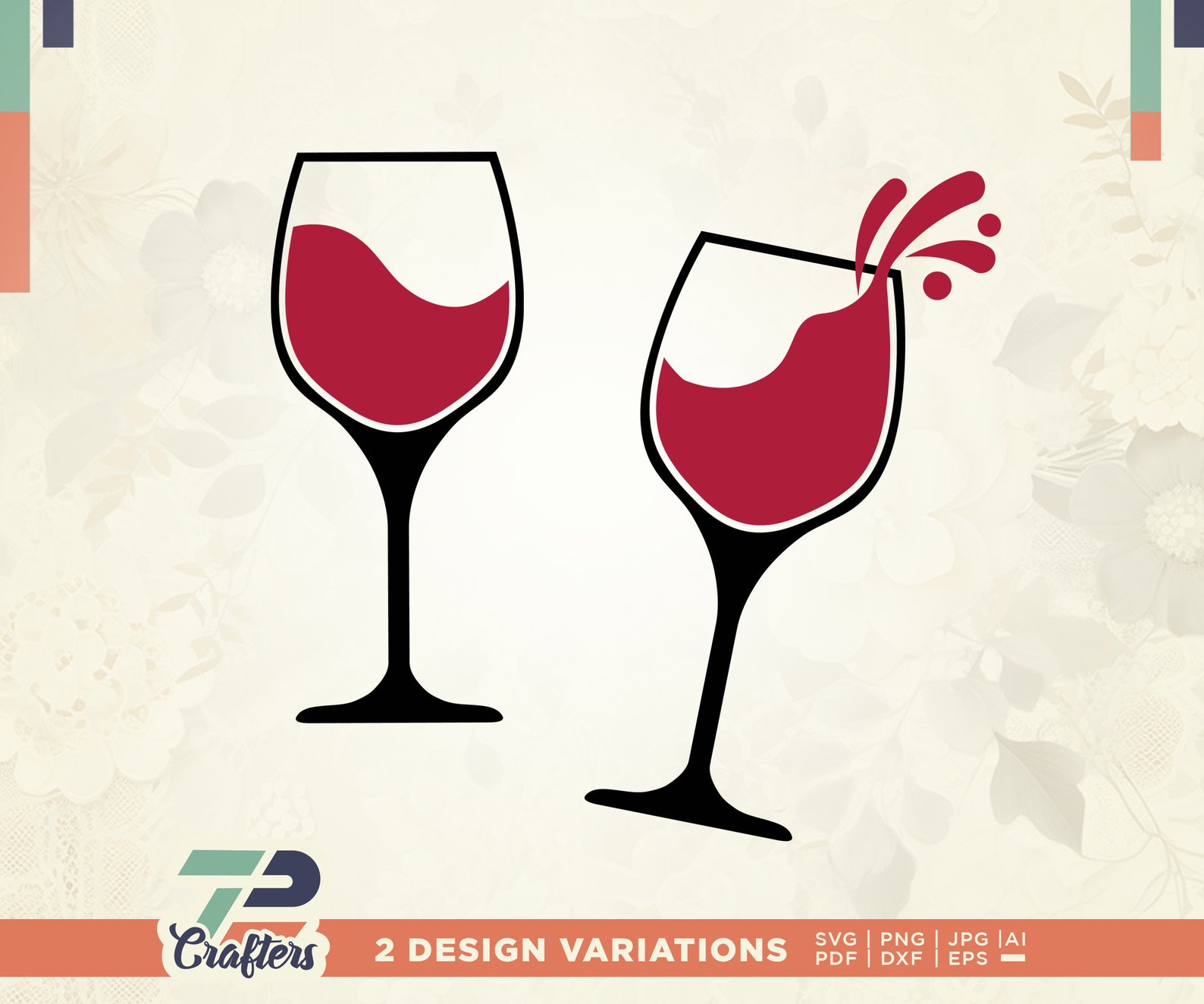 Wine Glasses SVG, Cheers Glasses Svg, Clinking Wine Glasses, Svg, Png ...