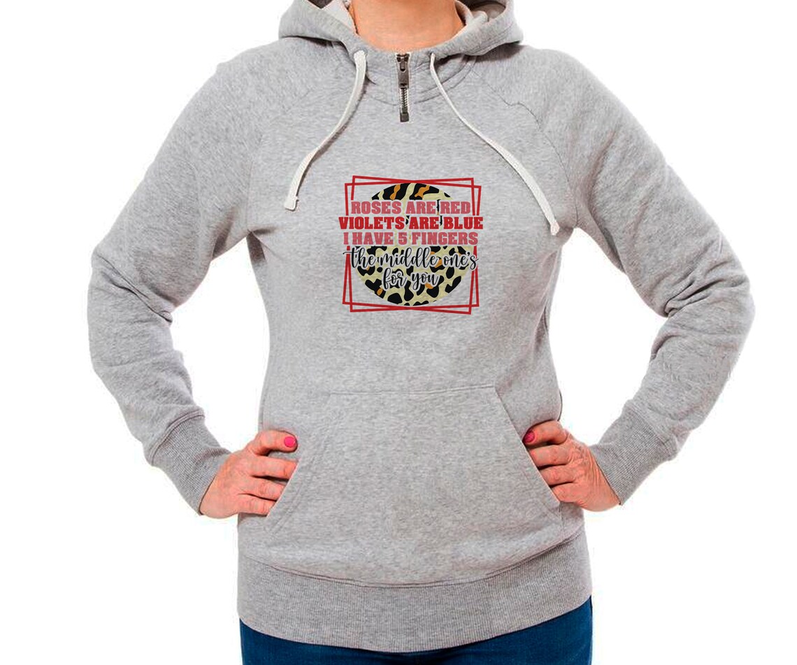 Roses Are Red Middle Finger for You Png, Print File for Sublimation ...