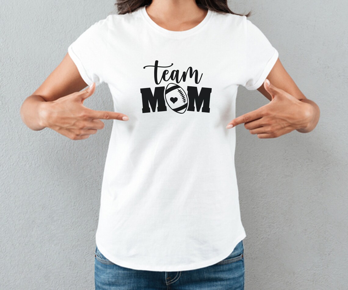 Team Mom Svg Football Mom SVG Football Svg Mom Life Svg - Etsy