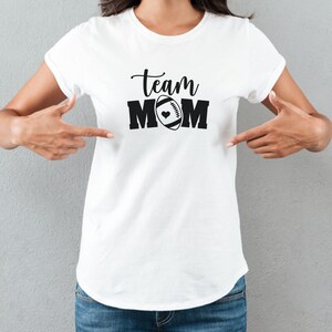 Team Mom Svg, Football Mom SVG, Football Svg, Mom Life Svg, Team Mom ...