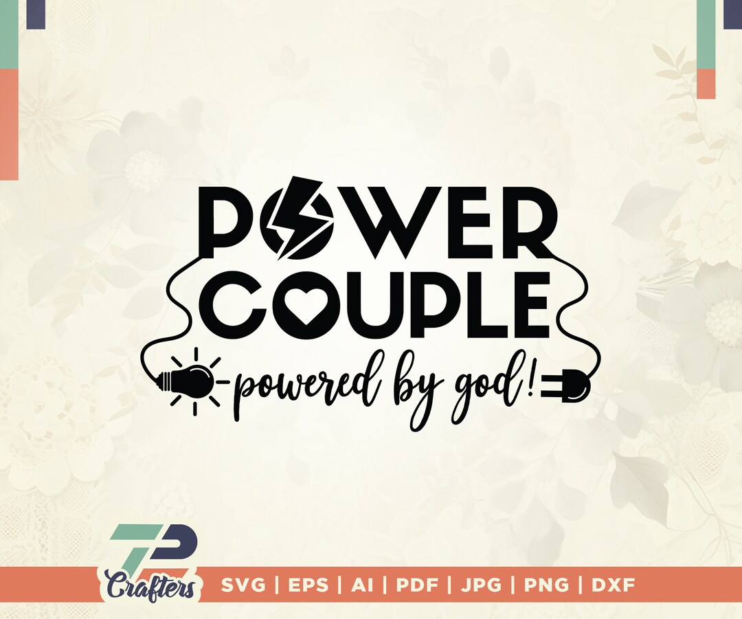Couple SVG, Power Couple SVG, Hubby Wifey SVG, Husband and Wife Svg ...