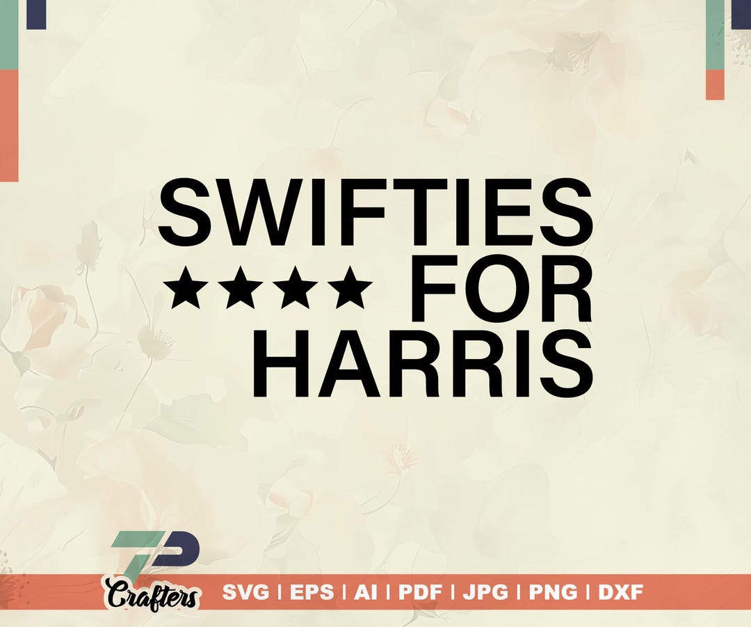 Swifties for Harris SVG PNG Digital Files, I'm Speaking, Liberal Voting ...