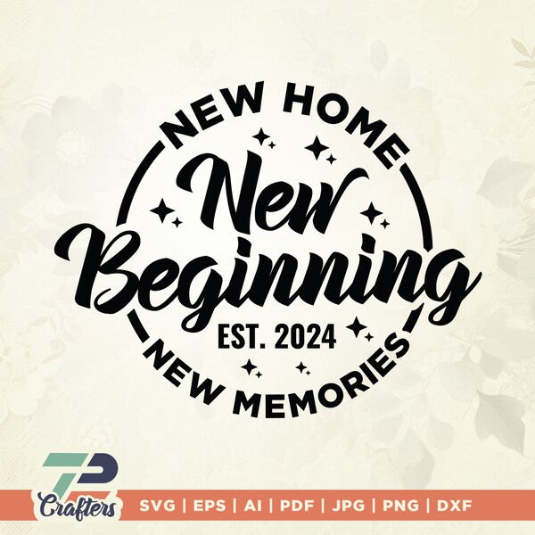 New Home Svg - Etsy