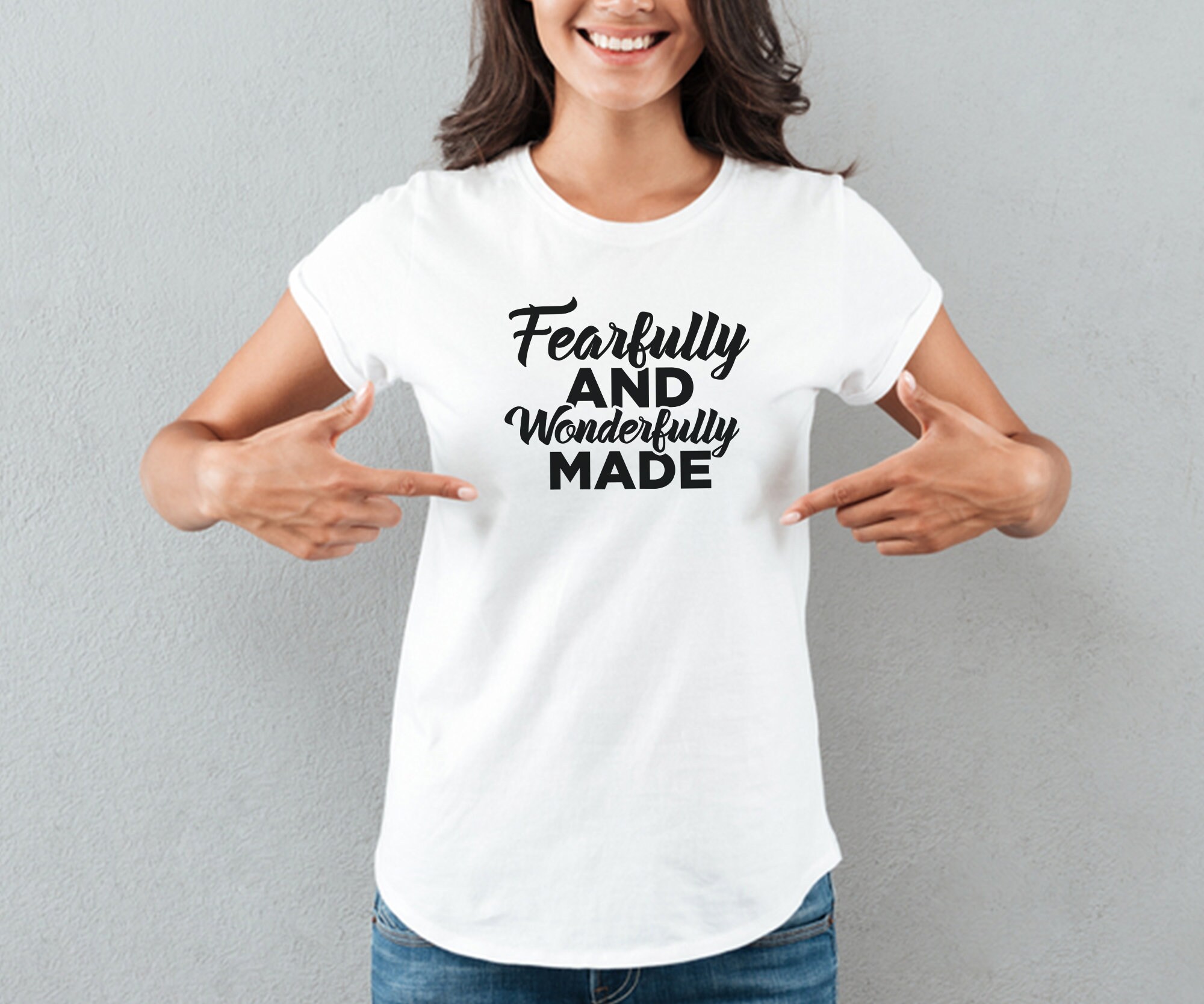 Fearfully and Wonderfully Made Svg, Fearfully Svg, Bible Verse Svg ...