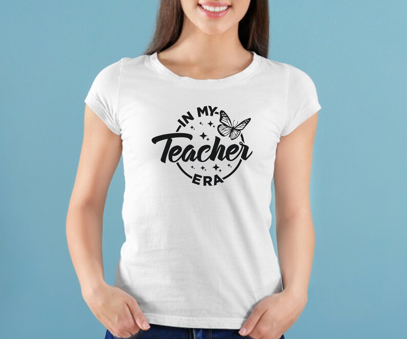 In My Teacher Era Svg, Custom Name Teacher Png, Teacher Appreciation, Teacher Gift, in My Cool ...