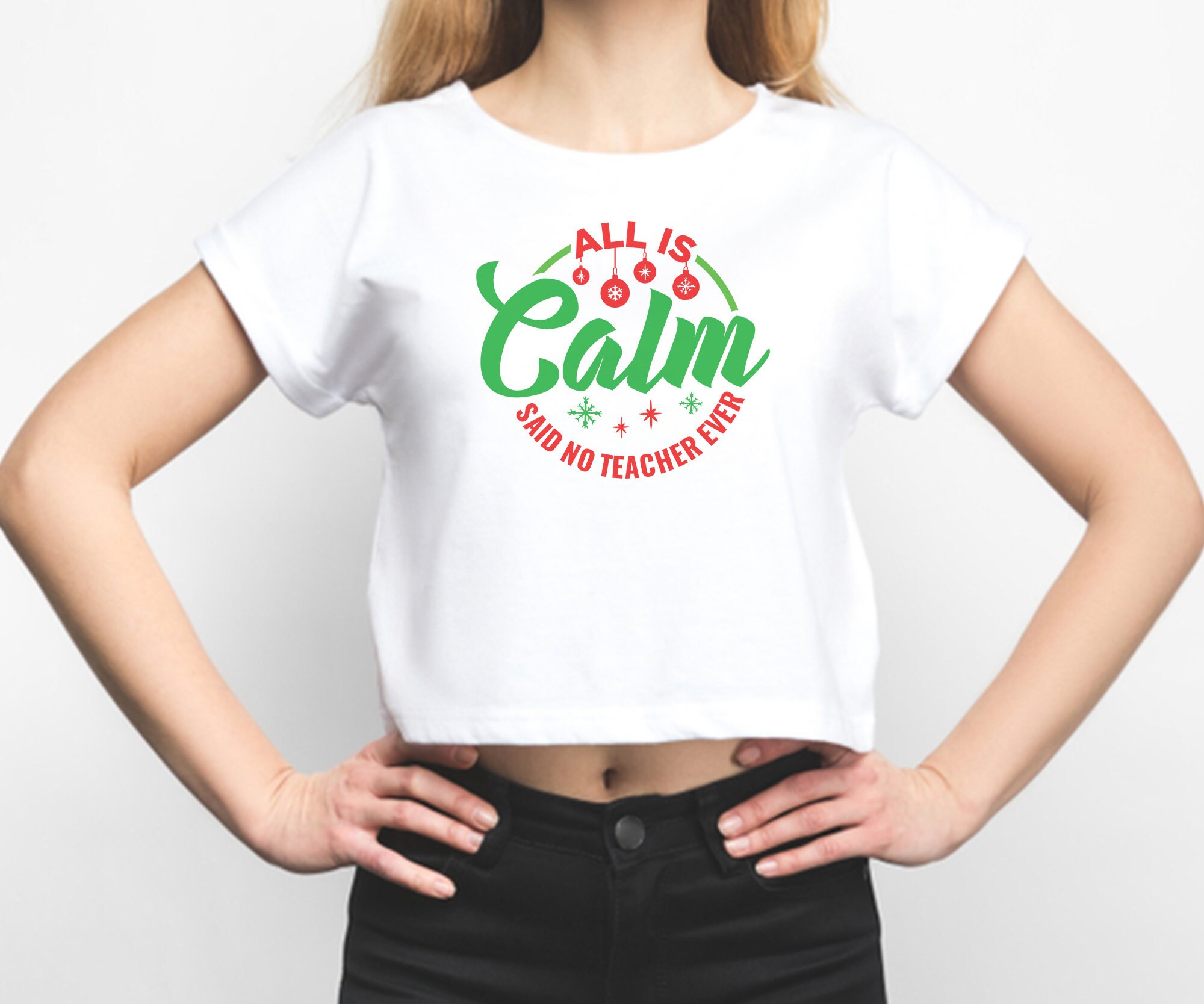 All is Calm Said No Teacher Ever Svg Teacher Ever Svg - Etsy