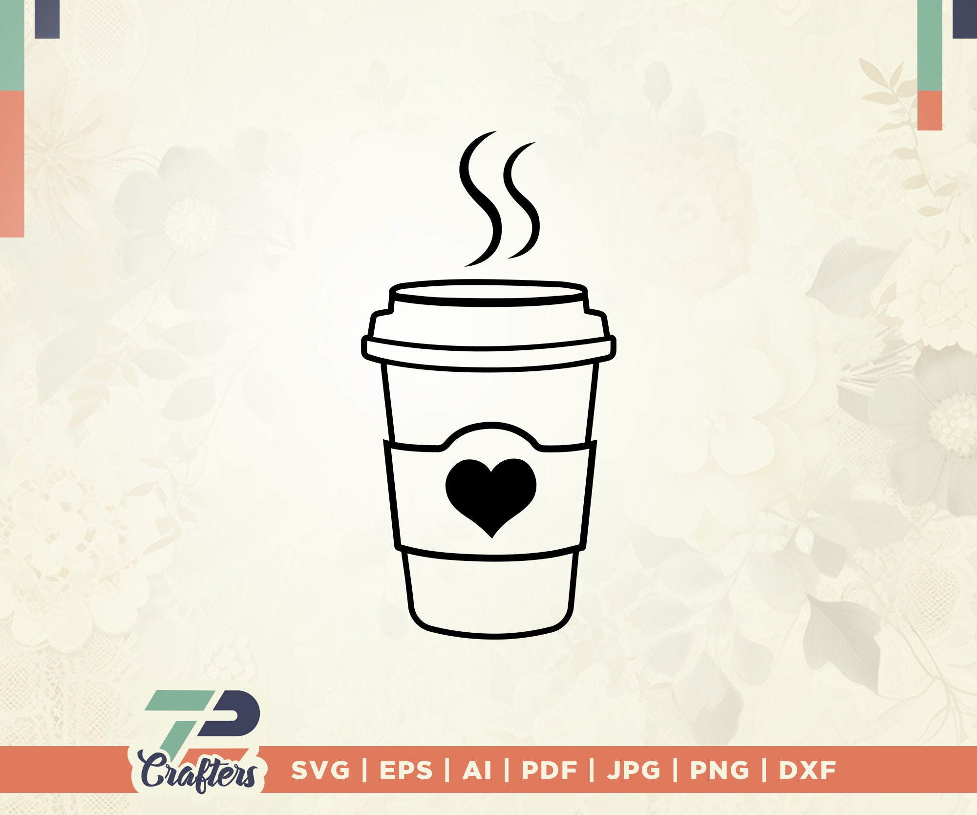 Coffee Cup SVG Coffee Svg Coffee to Go Svg Design Latte - Etsy