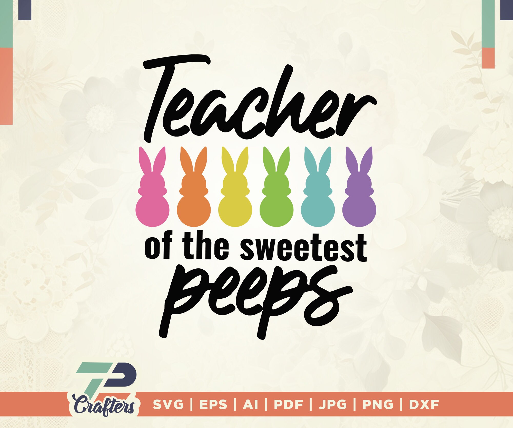 Easter Teacher SVG, Easter Svg, Gift for Teacher, Svg Files, Png Files ...