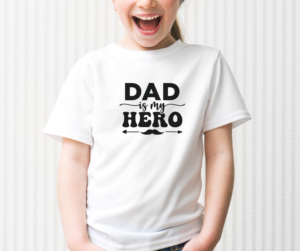 Dad is My Hero SVG Fathers Day Svg Digital Download - Etsy