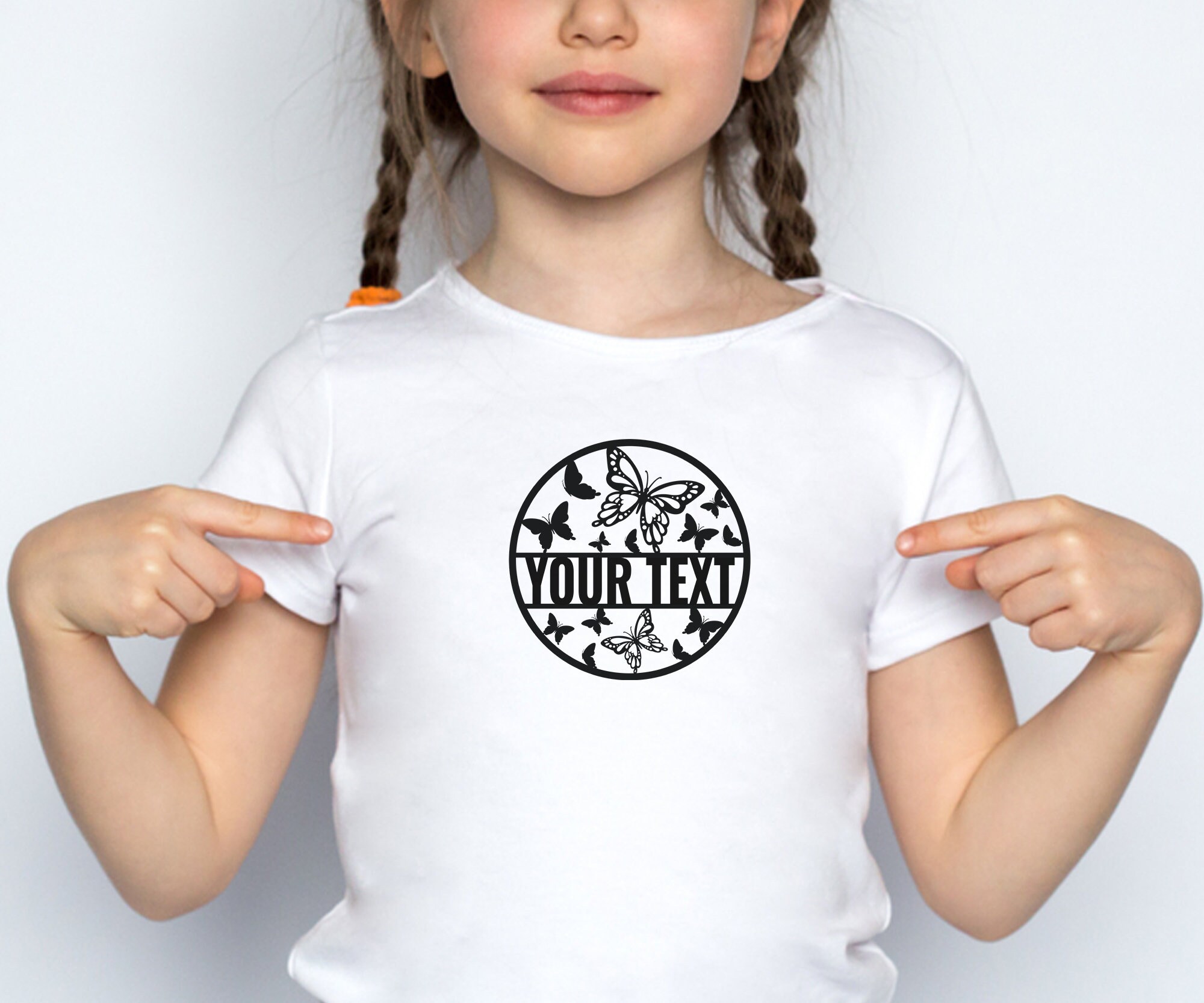 Butterfly Name Sign SVG Nature Themed Door or Wall Hanger - Etsy