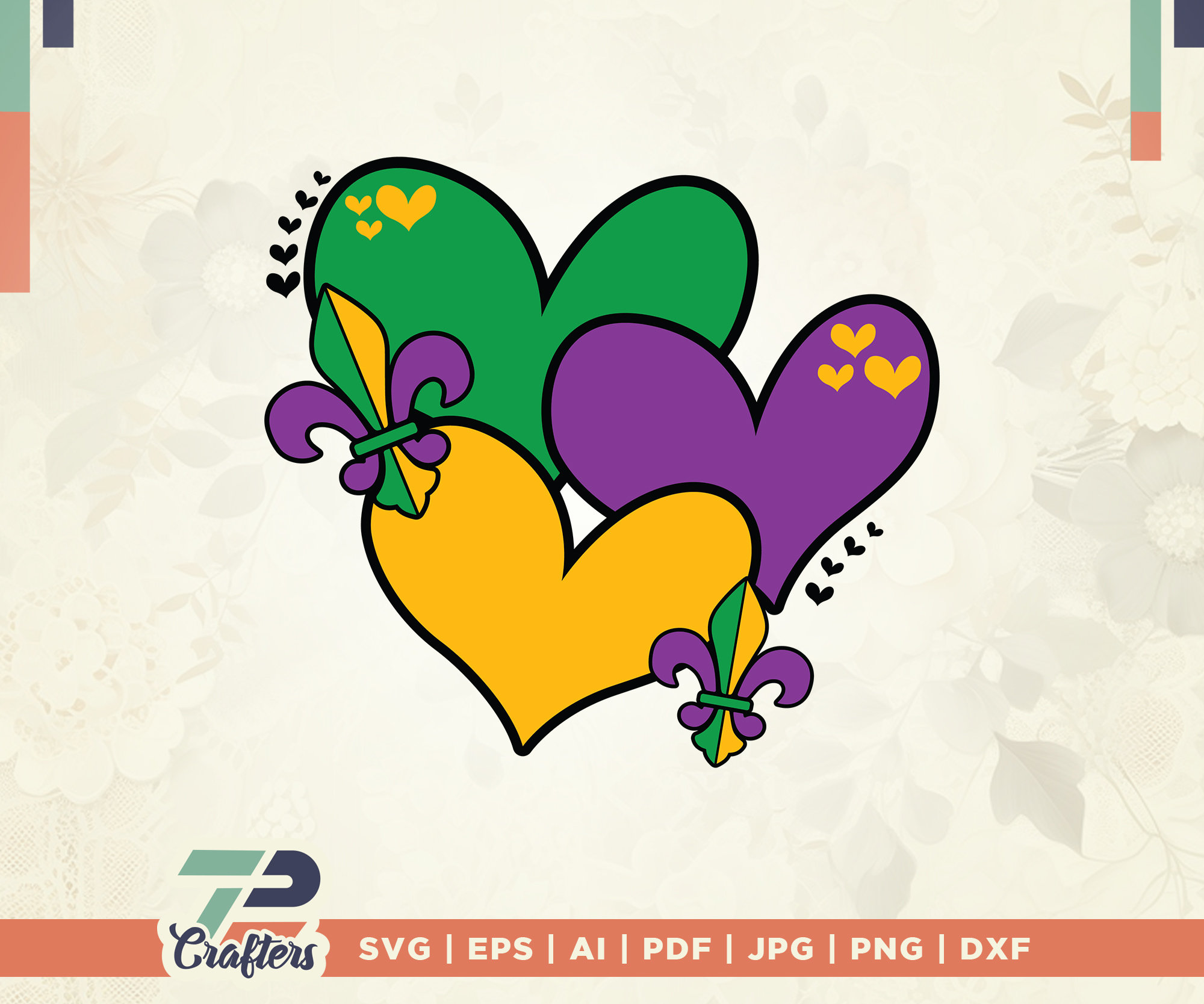 Mardi Gras Heart Svg, Mardi Gras Svg, Heart Svg, Love Svg, Mardi Gras ...